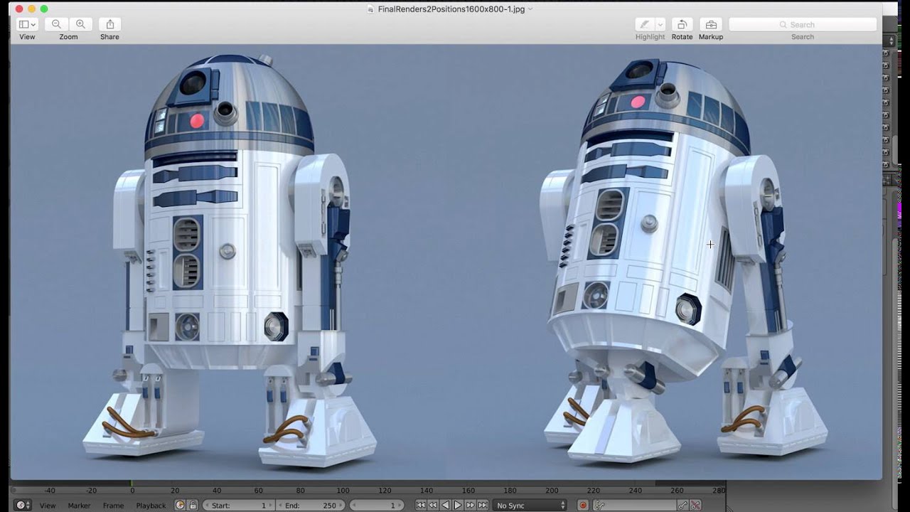 R2-D2 Blender Tutorial - Leg Details (Part 18) - YouTube