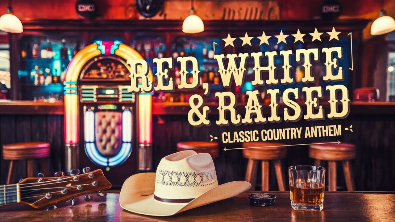 Red, White & Raised Classic Country Upbeat Honky Tonk Bar Vibe - YouTube