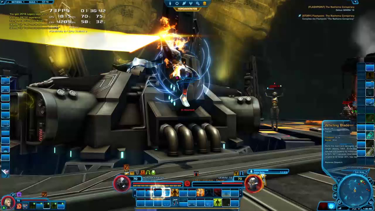 SWTOR Gemini 16 Boss Fight - YouTube