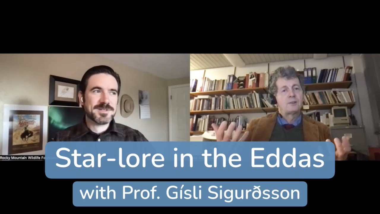 Star-lore in the Eddas (with Prof. Gísli Sigurðsson) - YouTube