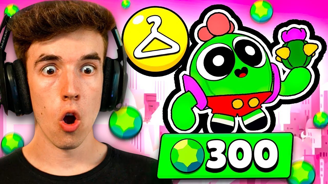 COMPRO LA PRIMERA SKIN 2D de LA HISTORIA de BRAWL STARS SPIKE DIBUJO ...