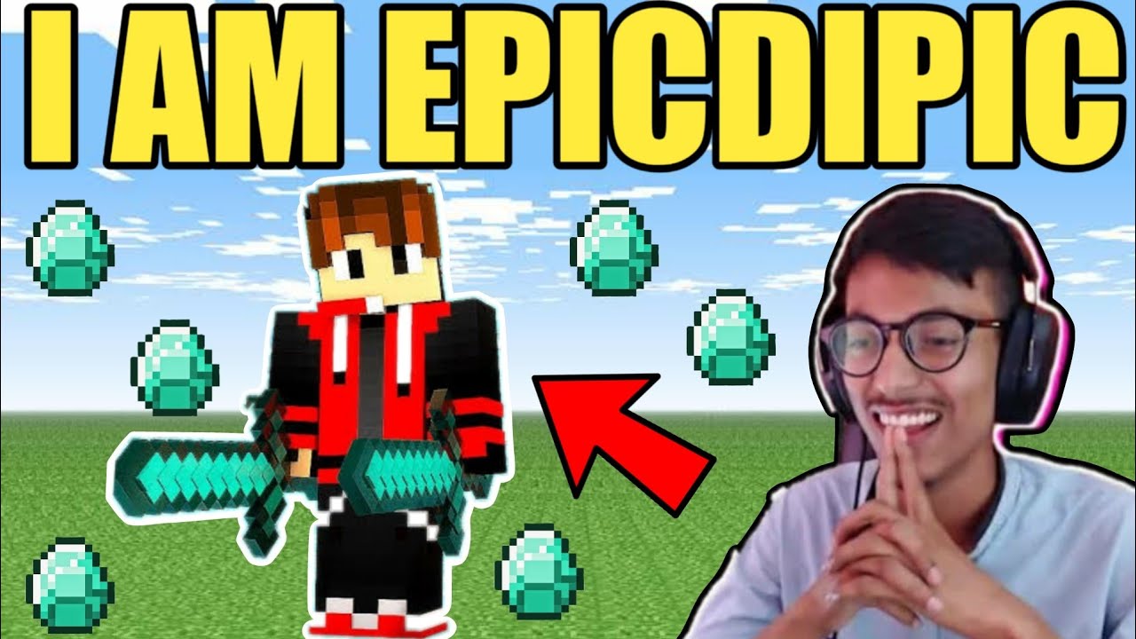 MINECRAFT, BUT I AM @epicdipic 😂 - YouTube