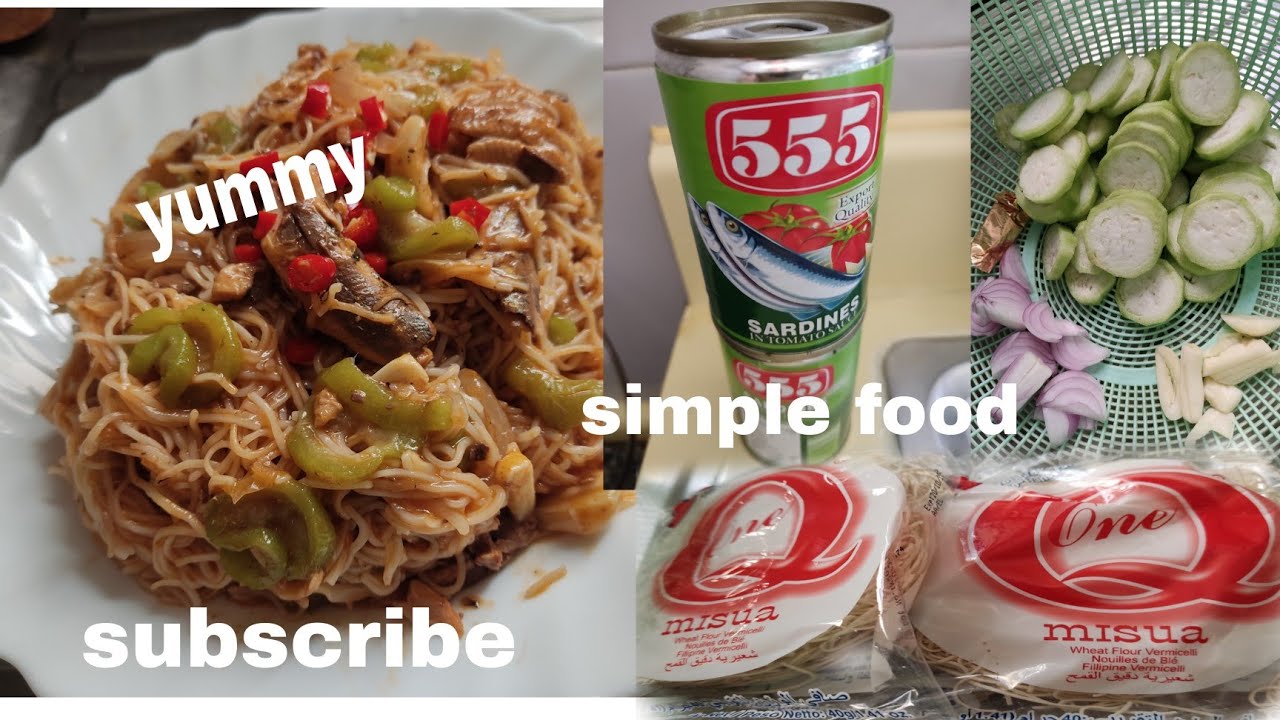 Simple Food | Sikwa With Sardines And Misua #yummy #foodie #food # ...