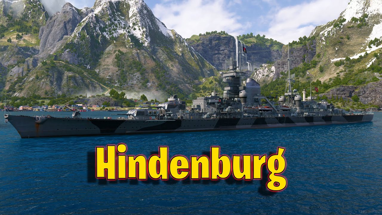 Meet The Hindenburg! Legendary German Cruiser in World of Warships ...