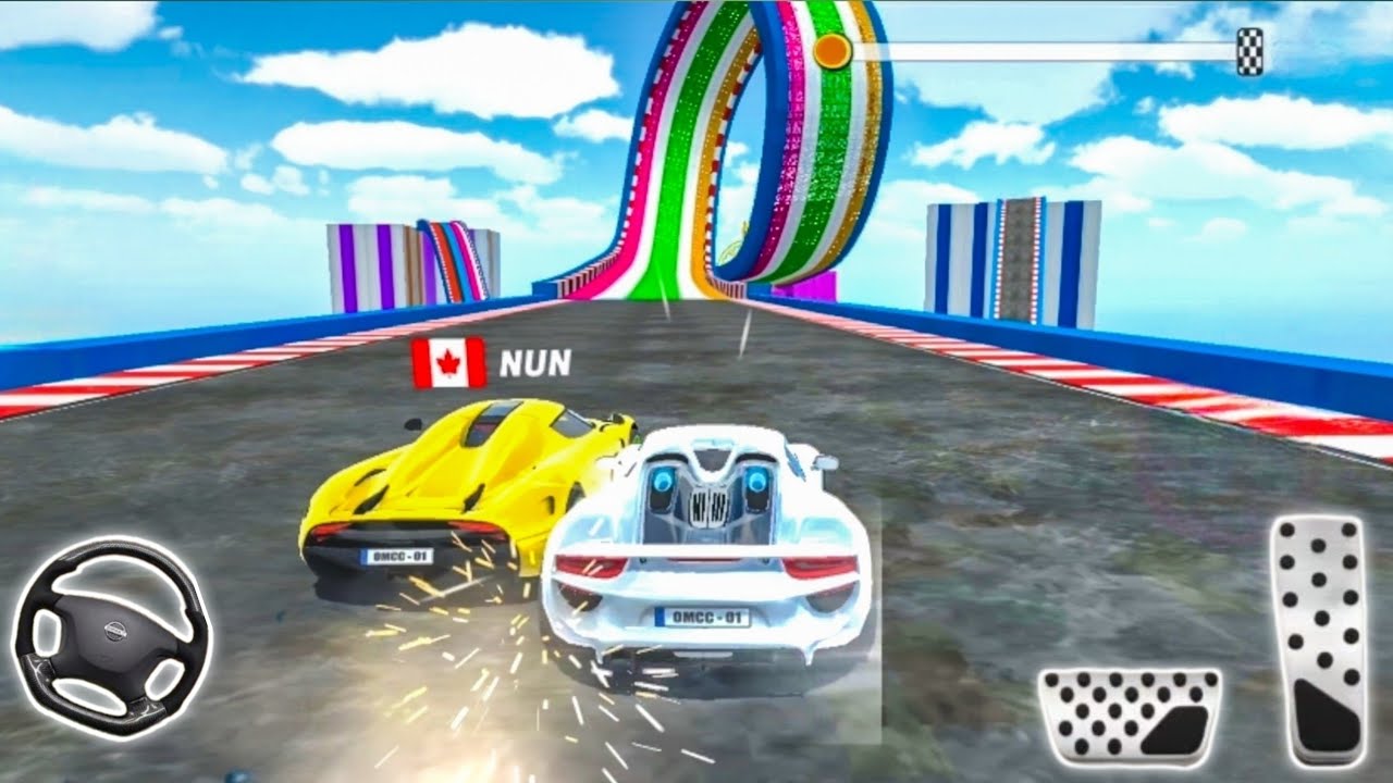 “Ultimate Car Ramp Stunts – Fast Loop Racing & Insane Crash Gameplay ...