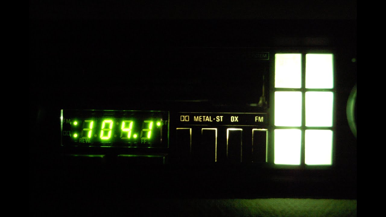 Vintage Alpine 7337 AM/FM cassette car stereo Lamborghini rare - YouTube