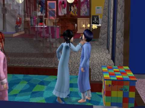 The Sims 2 Kids fighting slap attack (2) - YouTube