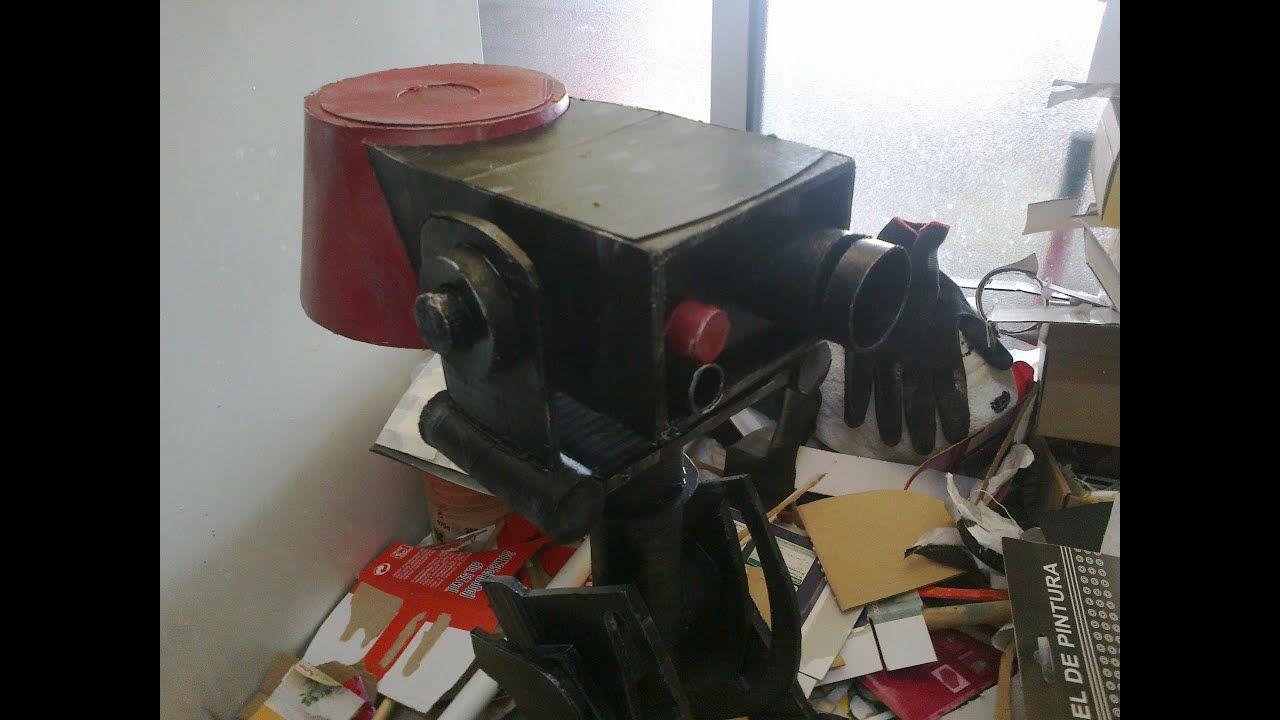 team fortress 2 sentry gun replica diy homemade part 7 - YouTube