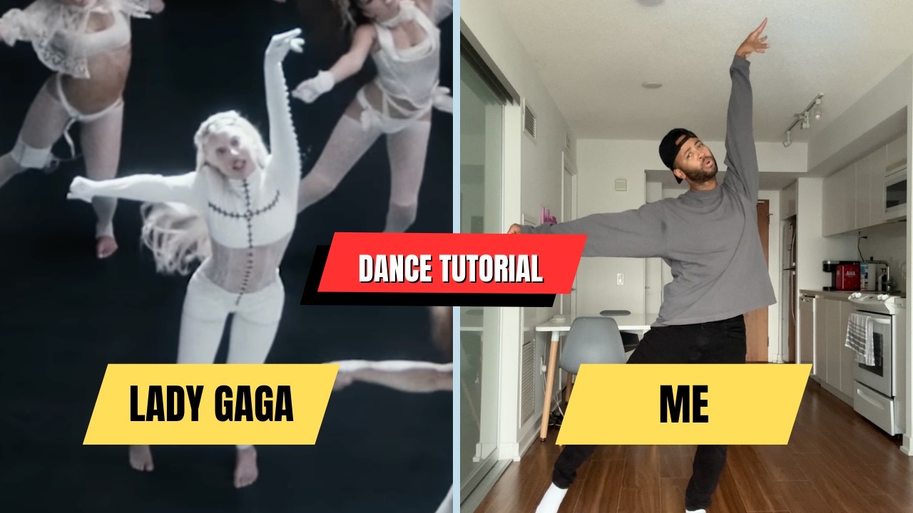 Let’s Learn Lady Gaga “ Abracadabra “ Dance | STEP BY STEP TUTORIAL - YouTube