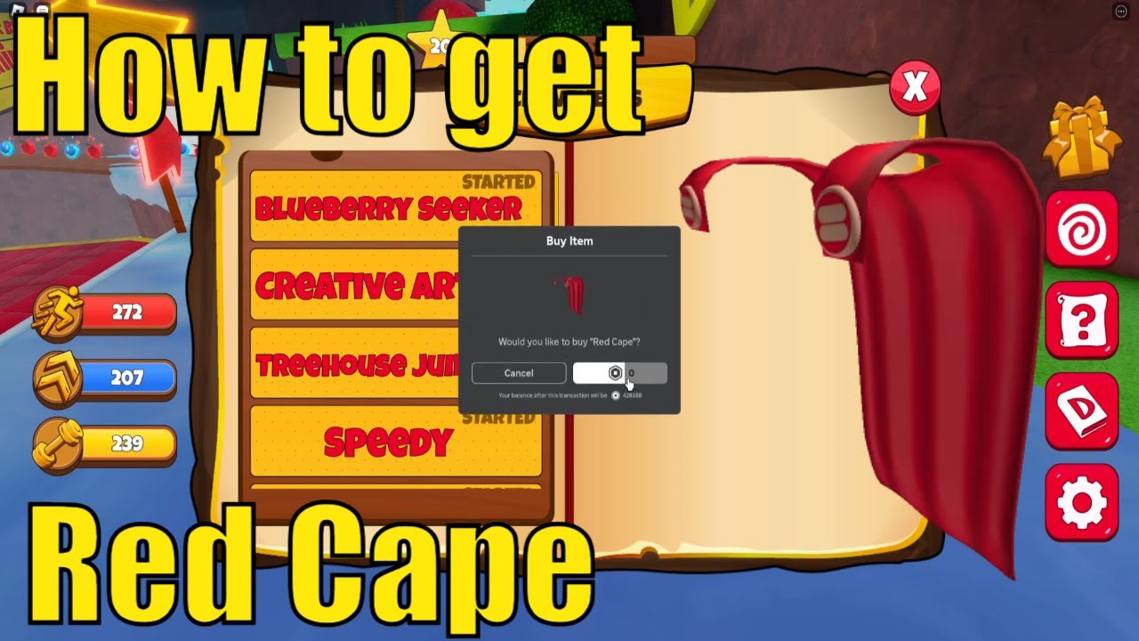 How to get Red Cape in Danimals Adventure World | 80k STOCK | Run 10k ...