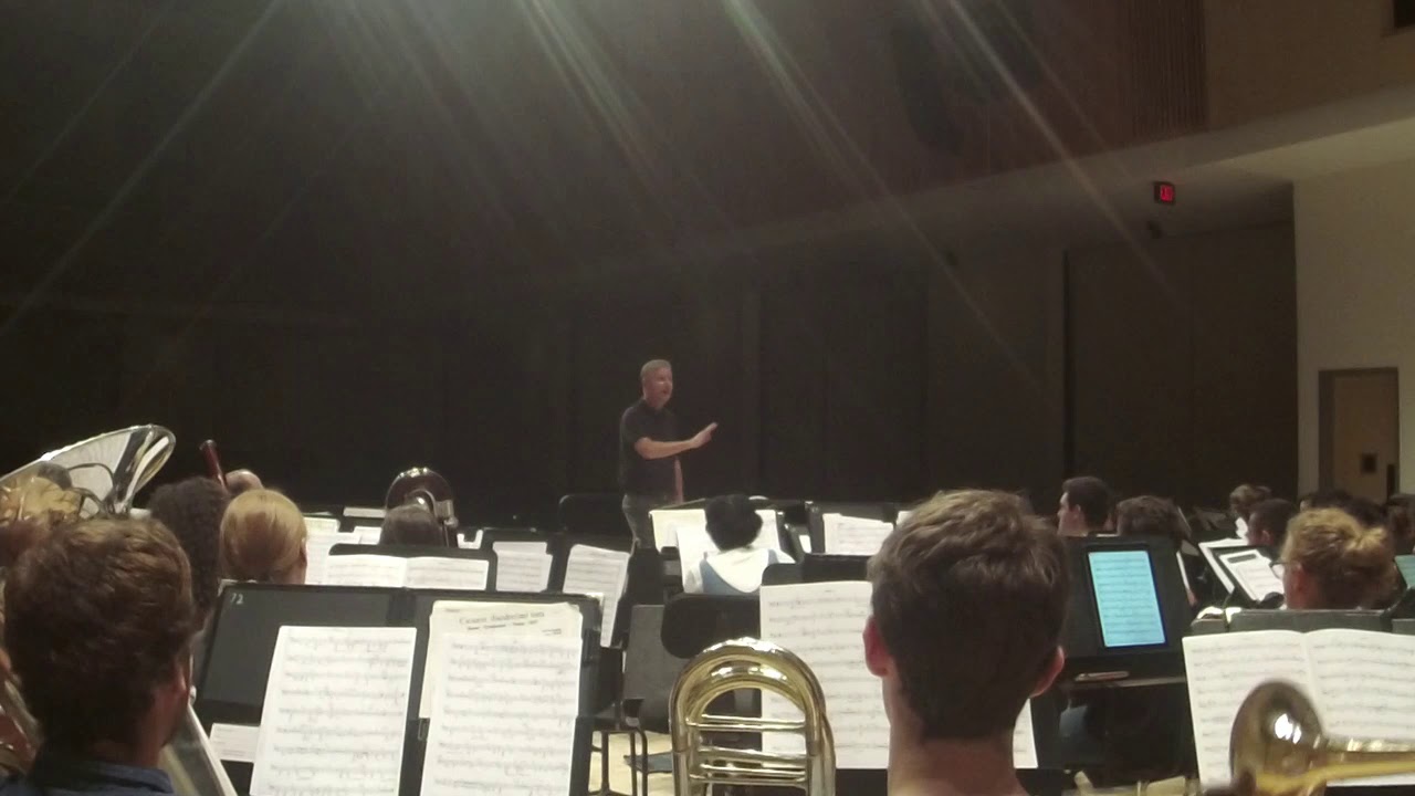 KSU Wind Ensemble Rehearsal, David Kehler- conductor - YouTube