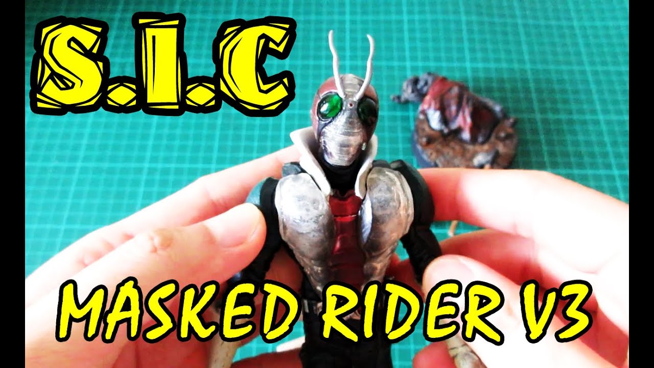 masked rider v3 super imaginative chogokin SIC bandai - YouTube