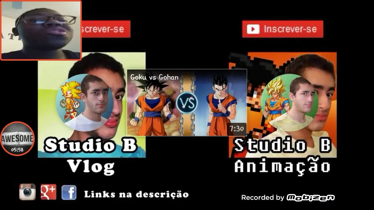 Goku VS Naruto,Goku VS Gohan By Studio B Animation Reaction - YouTube