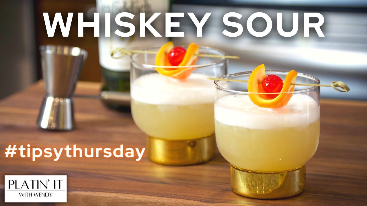 The BEST Whiskey Sour | Tipsy Thursday | #Shorts Favourites - YouTube