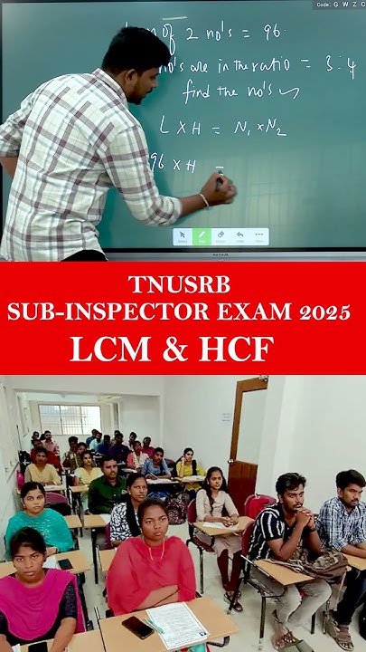 TNUSRB SI Maths Tricks LCM & HCF Shortcuts for Quick Solving! #hcfandlcmtricks #shorts # ...