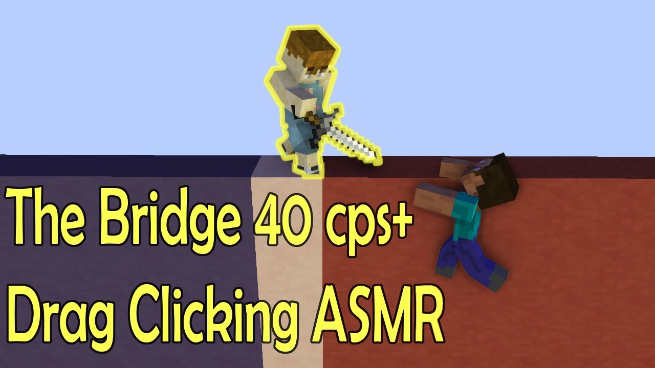 😱 Kilka Akcji The Bridge Duels w Minecraft (drag clicking 40 cps+) 😱 ...