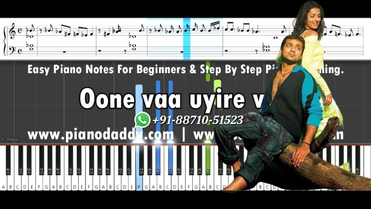 Munbe Vaa (Jillendru Oru Kaadhal) Piano Lesson + Piano Notes - YouTube