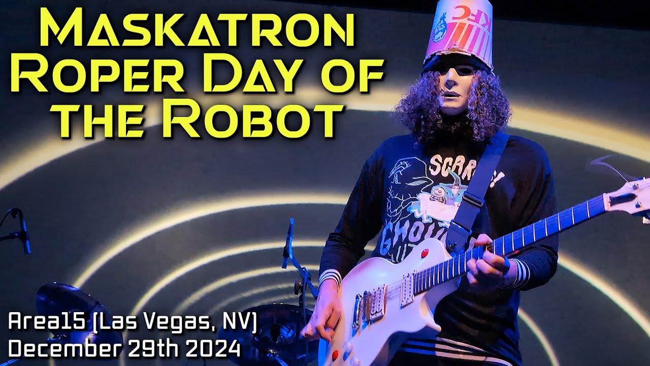 Maskatron Roper Day of the Robot | Buckethead 4K (LIVE) at Area15 (Las ...
