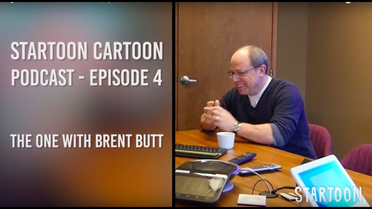Startoon Cartoon Podcast | Episode 4 | BRENT BUTT of "Corner Gas" - YouTube