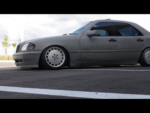 Mercedes C280 | Lowered on 16" SL Wheels | Static - YouTube