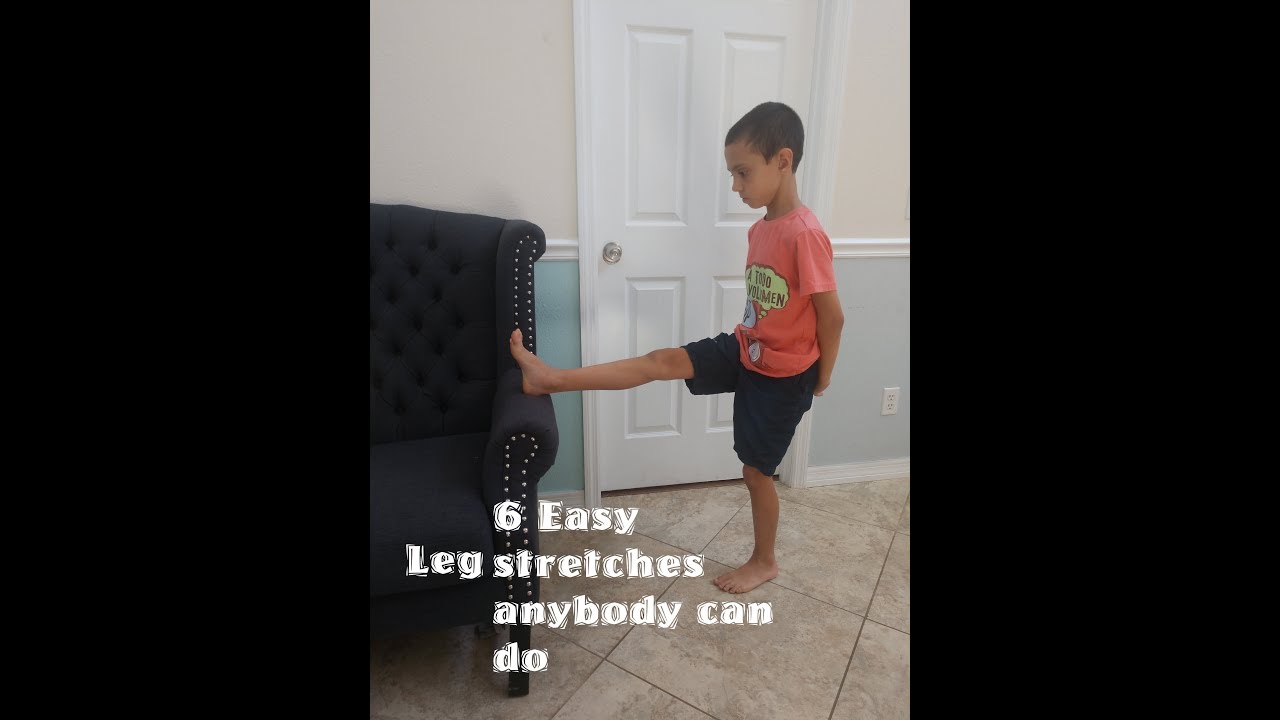 6 Simple stretching exercises | Leg stretches | - YouTube