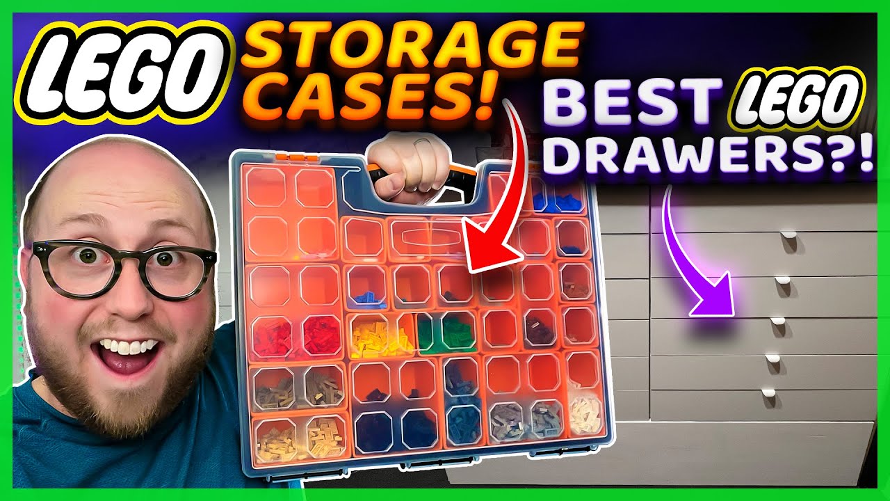 ️ LEGO Storage Cases + Best Drawer Units?! ️ - YouTube