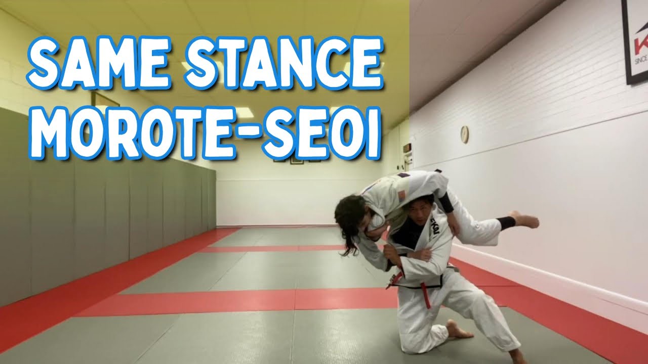 Morote-seoi-nage from same stance position - YouTube