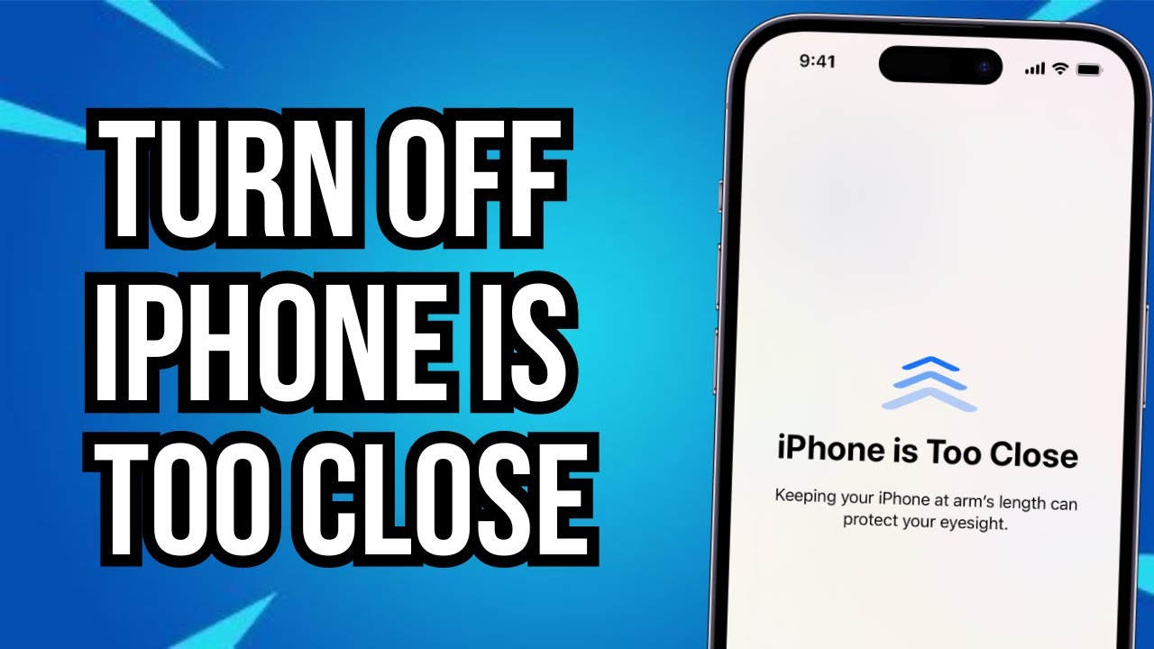 How To Turn Off iPhone Is Too Close Alert - YouTube
