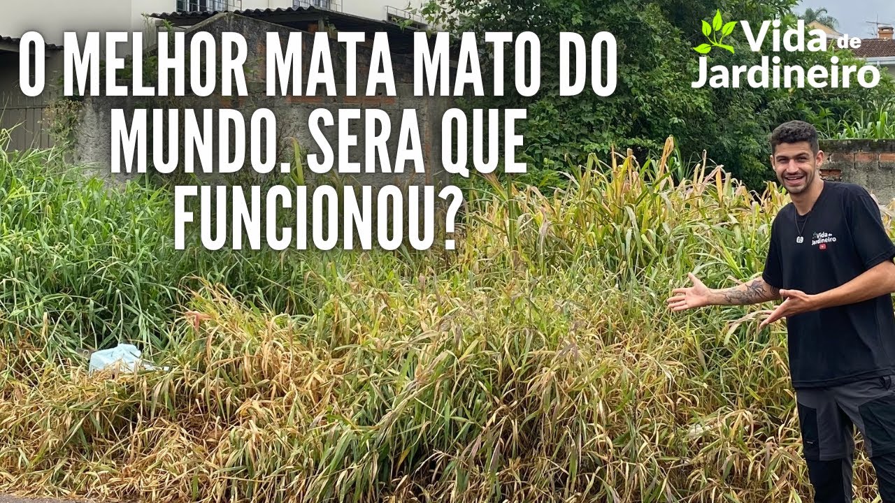 Testamos na prática o melhor mata mato do mundo! (Será que deu certo ...