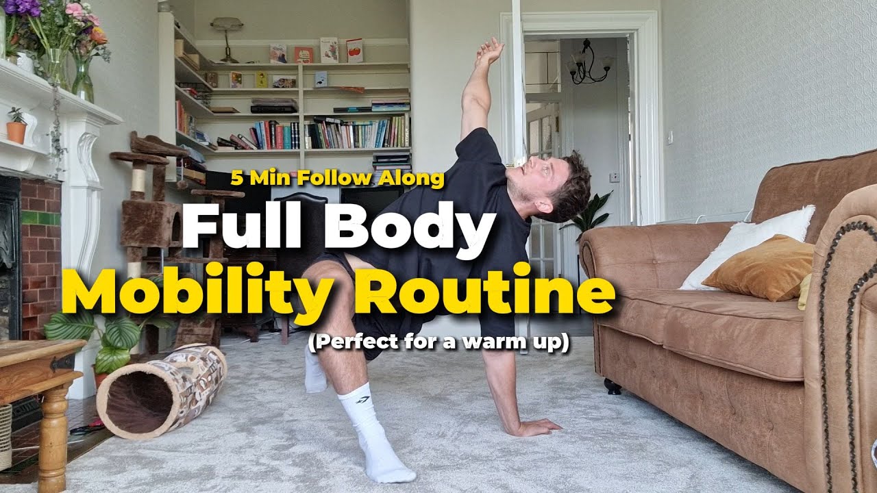 5 Minute Daily Mobility Workout! Beginner Follow Along | No Equipment ...