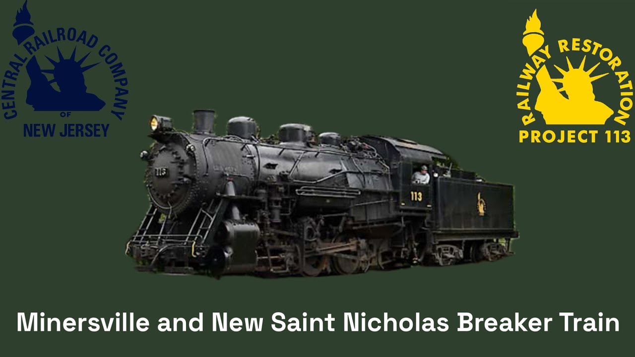 Minersville and New Saint Nicholas Breaker train | CNJ 113 - YouTube