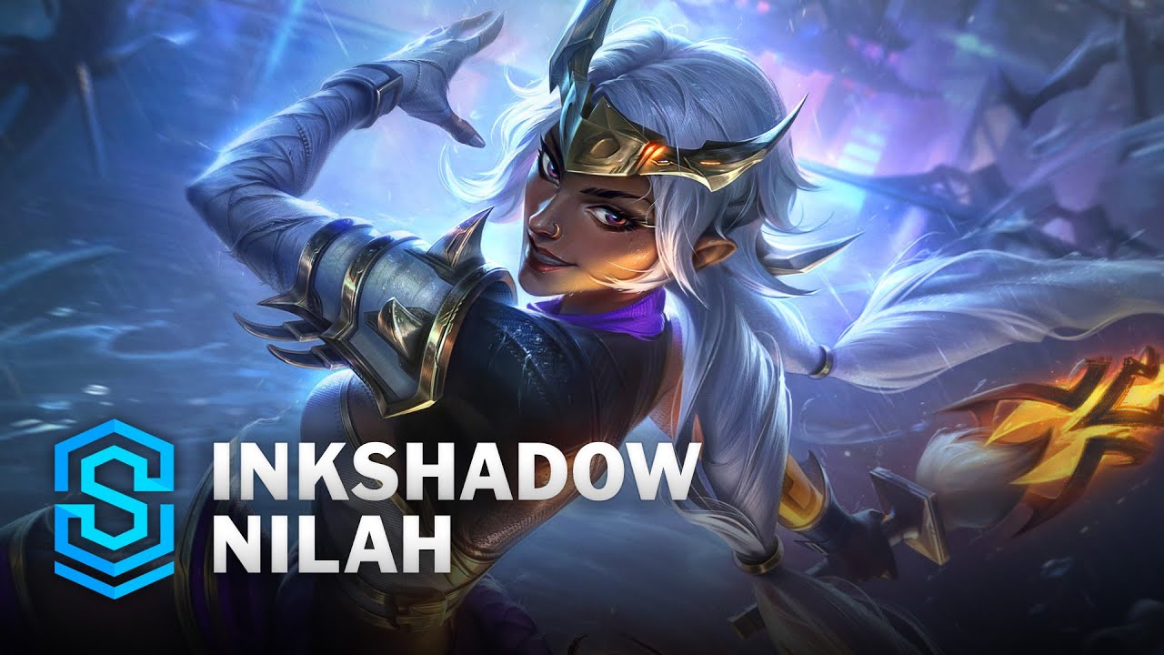 Inkshadow Nilah Skin Spotlight - League of Legends - YouTube