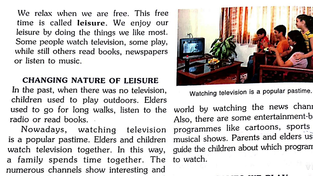 Class 5 EVS Chapter 3 (part -1) Let Us Play - YouTube