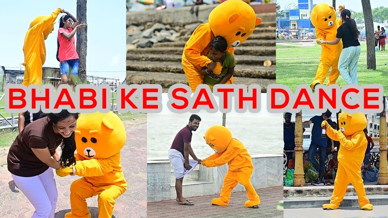 taddy dance with cute girls \\ taddy comady prank - YouTube