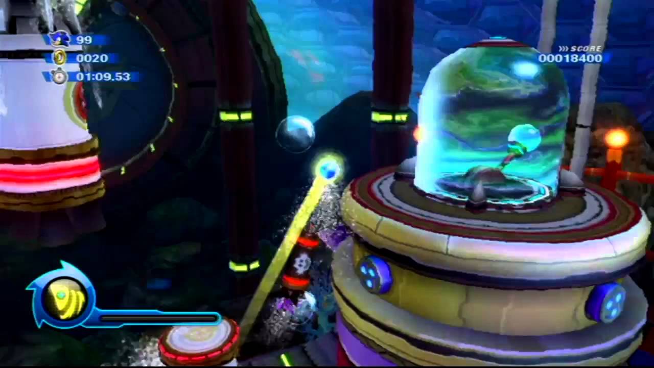 Sonic Colors (Wii) Aquarium Park Boss S-Rank - YouTube