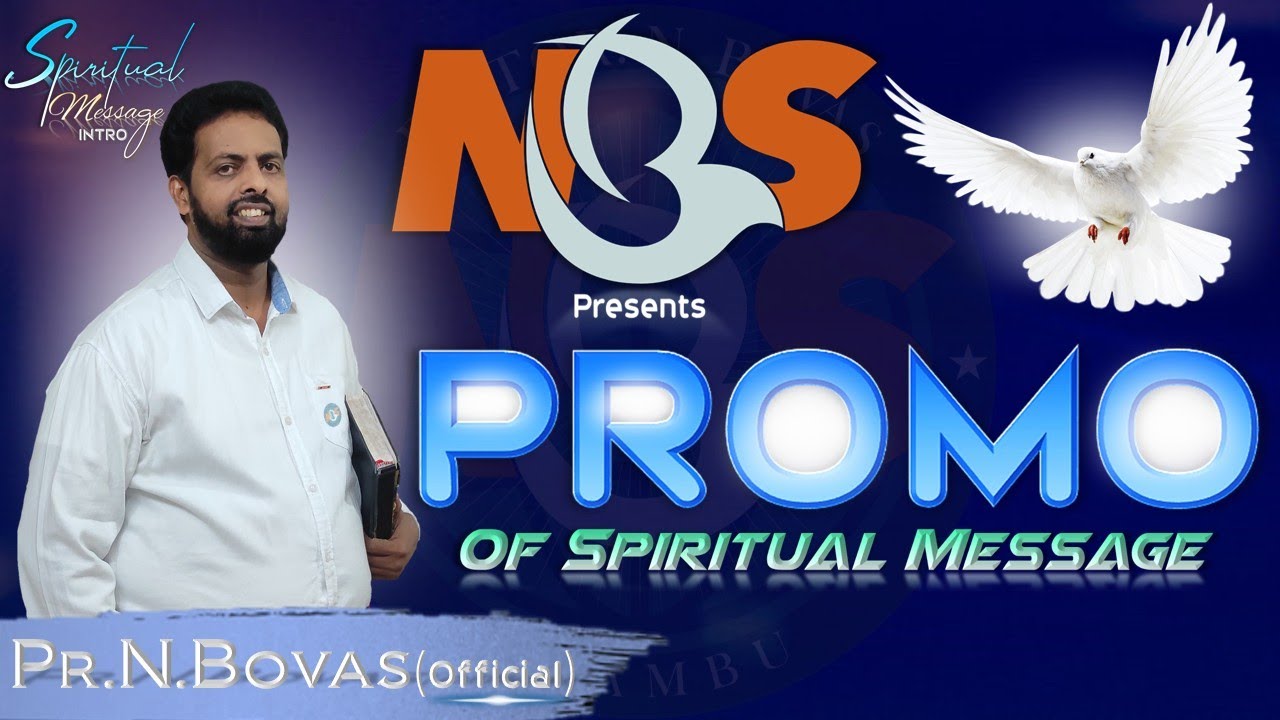NBS PROMO | Pr.N.Bovas (Official) | - YouTube