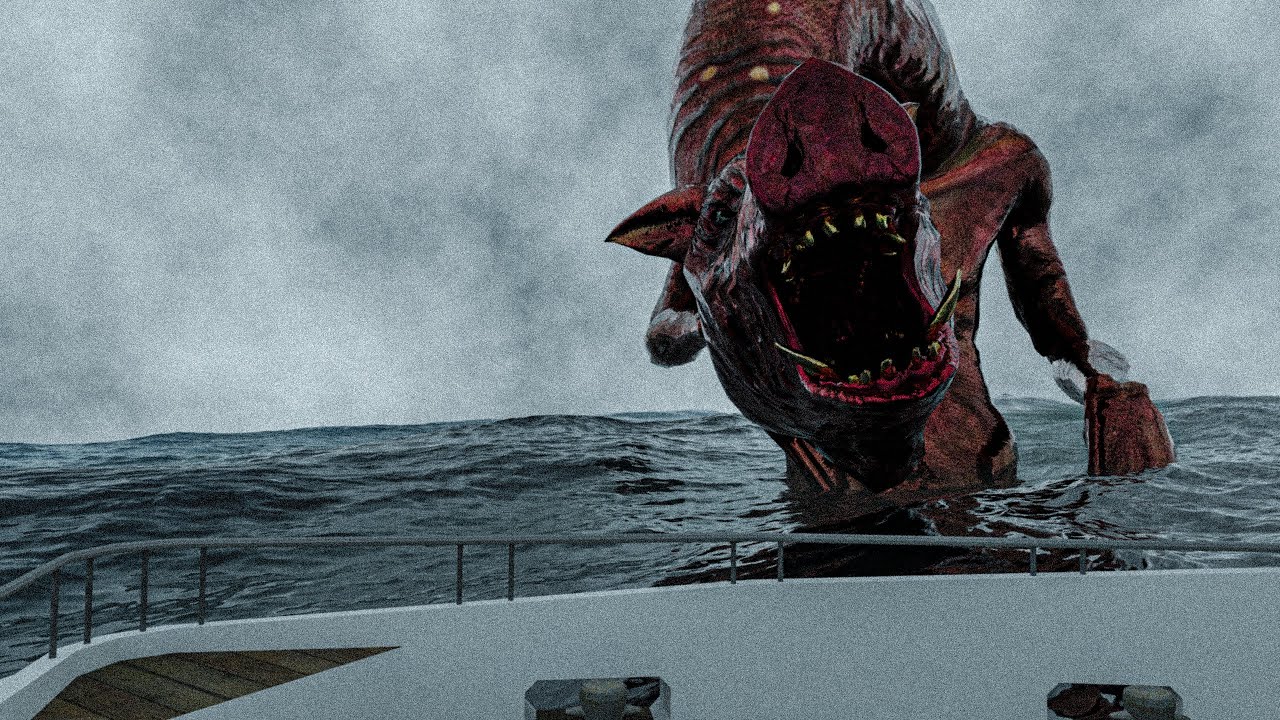 Nightmare from the Abyss – Unknown Creature Emerges at Sea - YouTube
