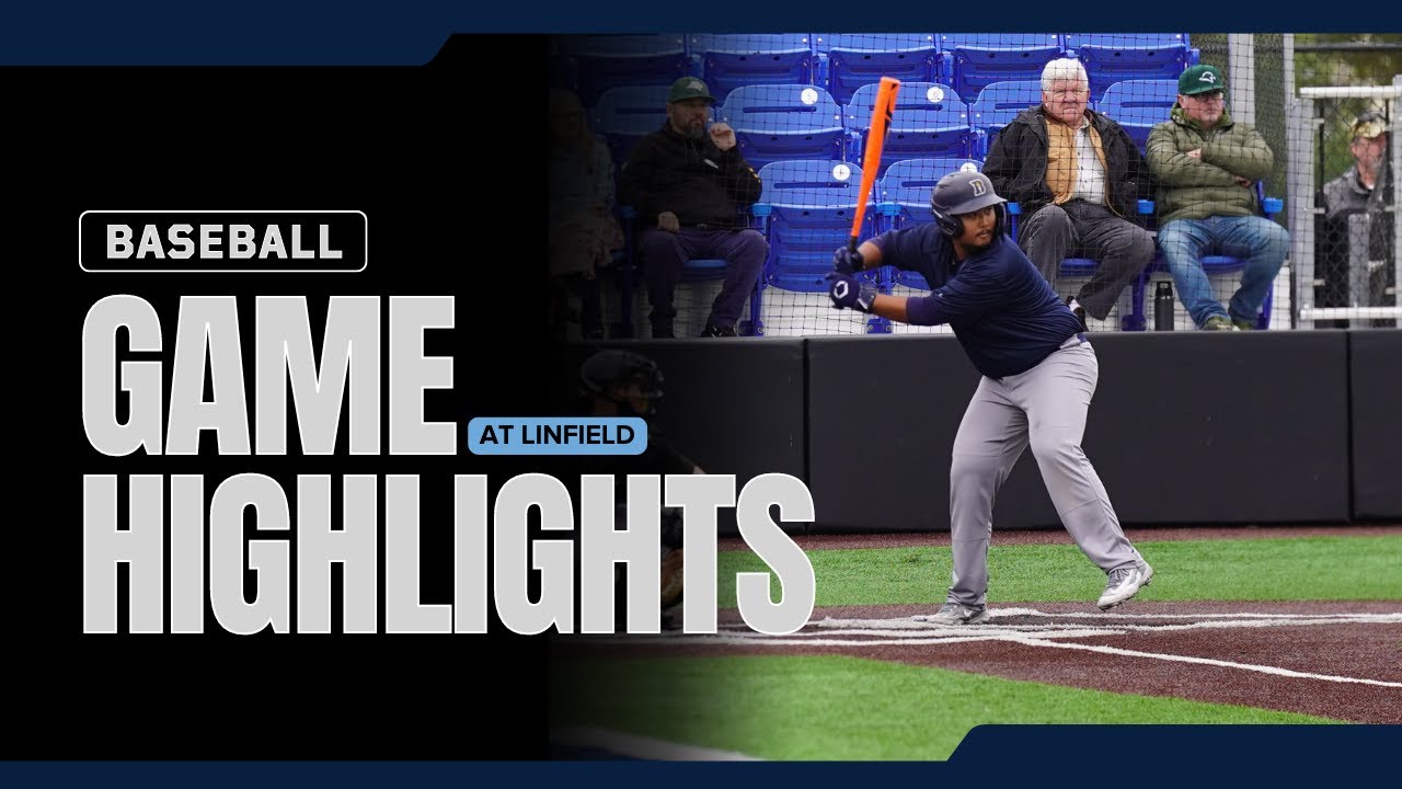 Bushnell Baseball Highlights at Linfield (4/23/24) - YouTube