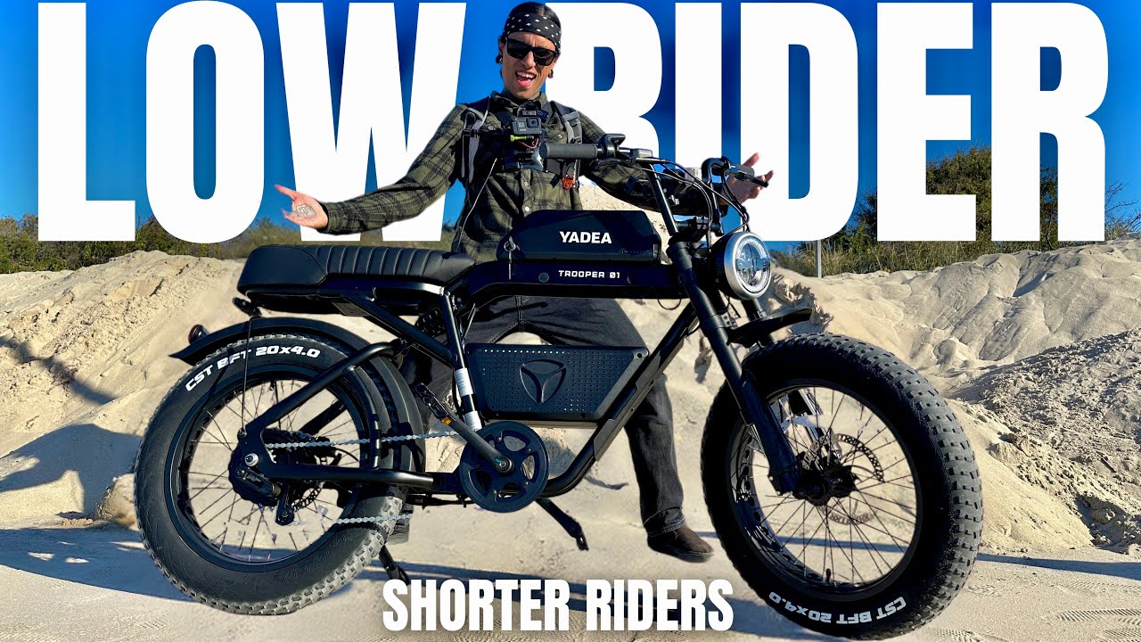 30MPH AMAZON E-Bike SUPER73 CLONE: Yadea Trooper 01 - YouTube