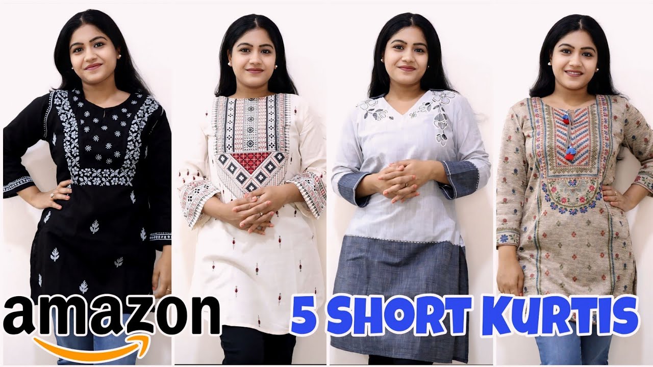 Amazon Short Kurti Haul|Latest Collection|Trendy & Stylish| Amazon Haul ...