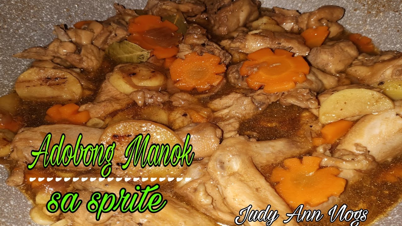 Adobong manok sa sprite - YouTube