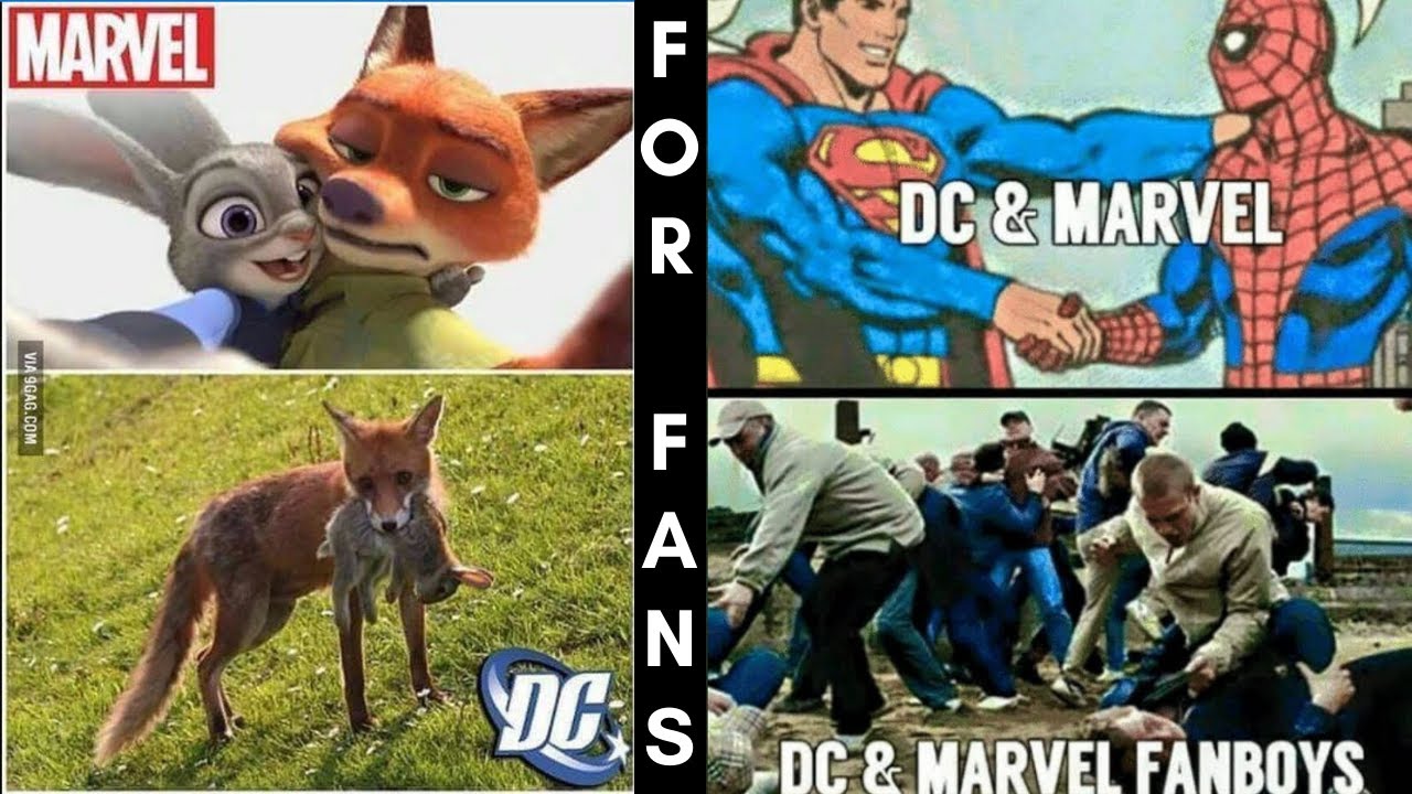 MARVEL VS DC MEMES (only for FANS) - YouTube