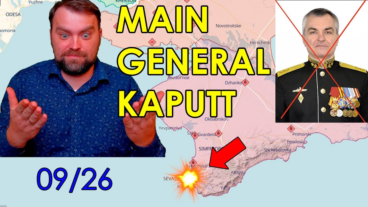 Update from Ukraine | Ruzzian Black Sea NAVY Main General is Kaputt ...