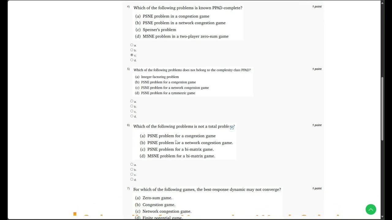 NPTEL Algorithmic Game Theory Week 5 Assignment Solution August 2024 IIT Kharagpur - YouTube