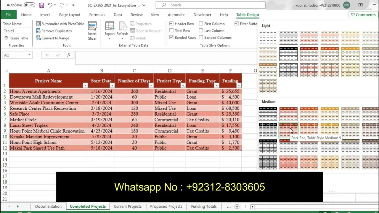 Shelly_Cashman_Excel_365_2021 | Module_6_SAM_Project_1a | Module_6_SAM ...