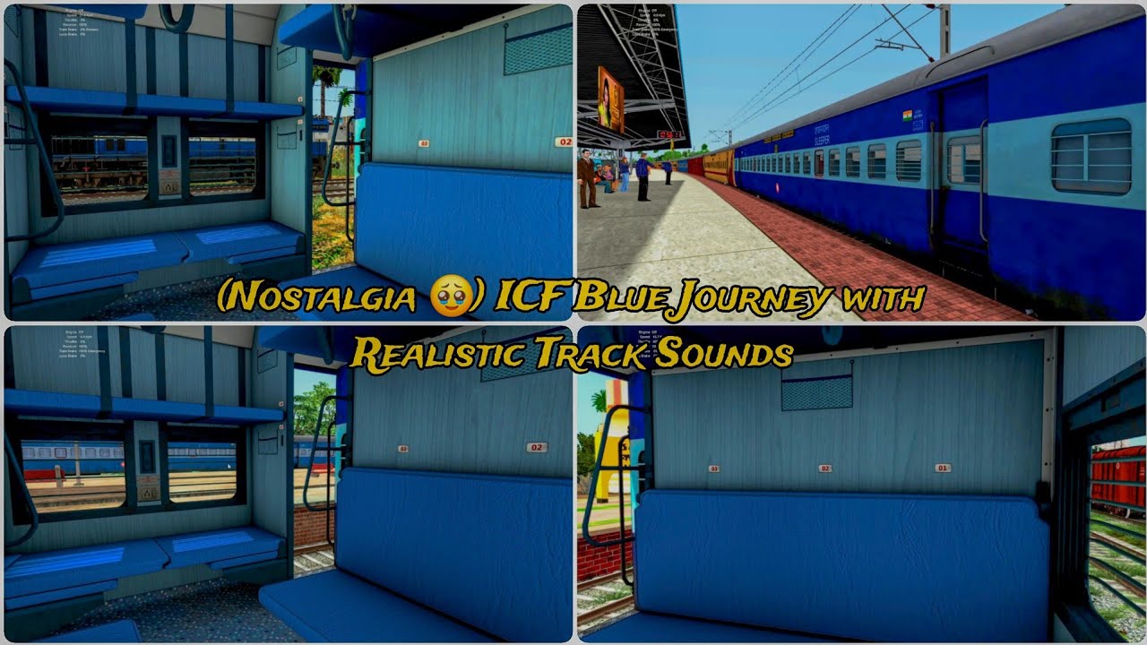 (Nostalgia🥹) ICF Blue Coach Journey in 16127 Chennai Egmore Guruvayur ...