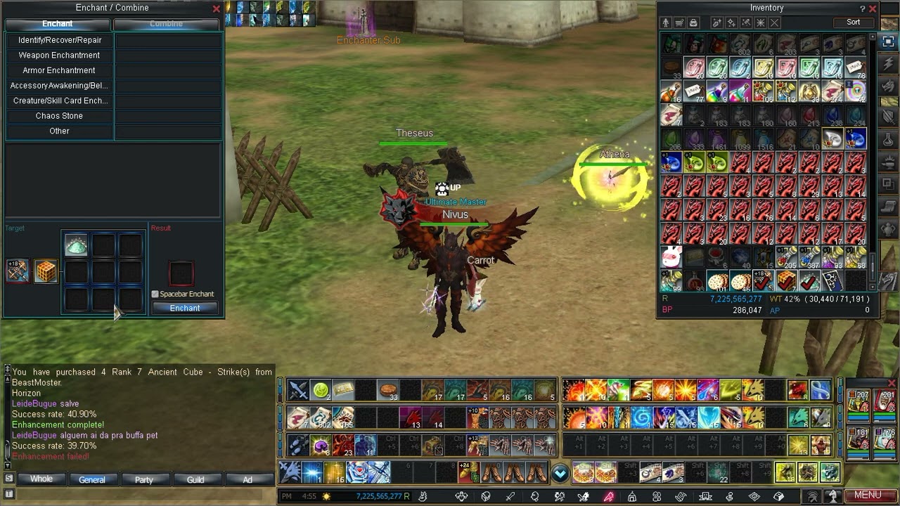 Rappelz - Upgrading mace to +20 (wind pixie weapon) - YouTube