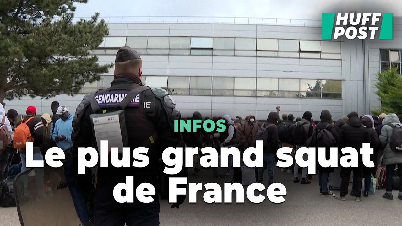 Le plus grand squat de France, au sud de Paris, évacué à 100 jours des ...