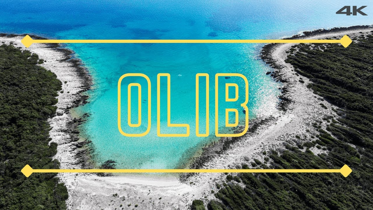 Island Olib | aerial footage | 4K - YouTube