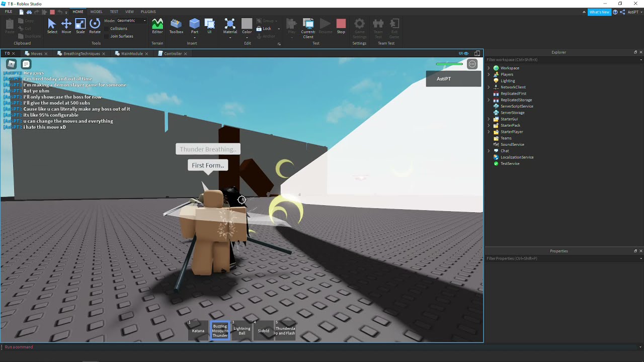 Kokushibou's Boss - Roblox Studio | Amy Dev - YouTube